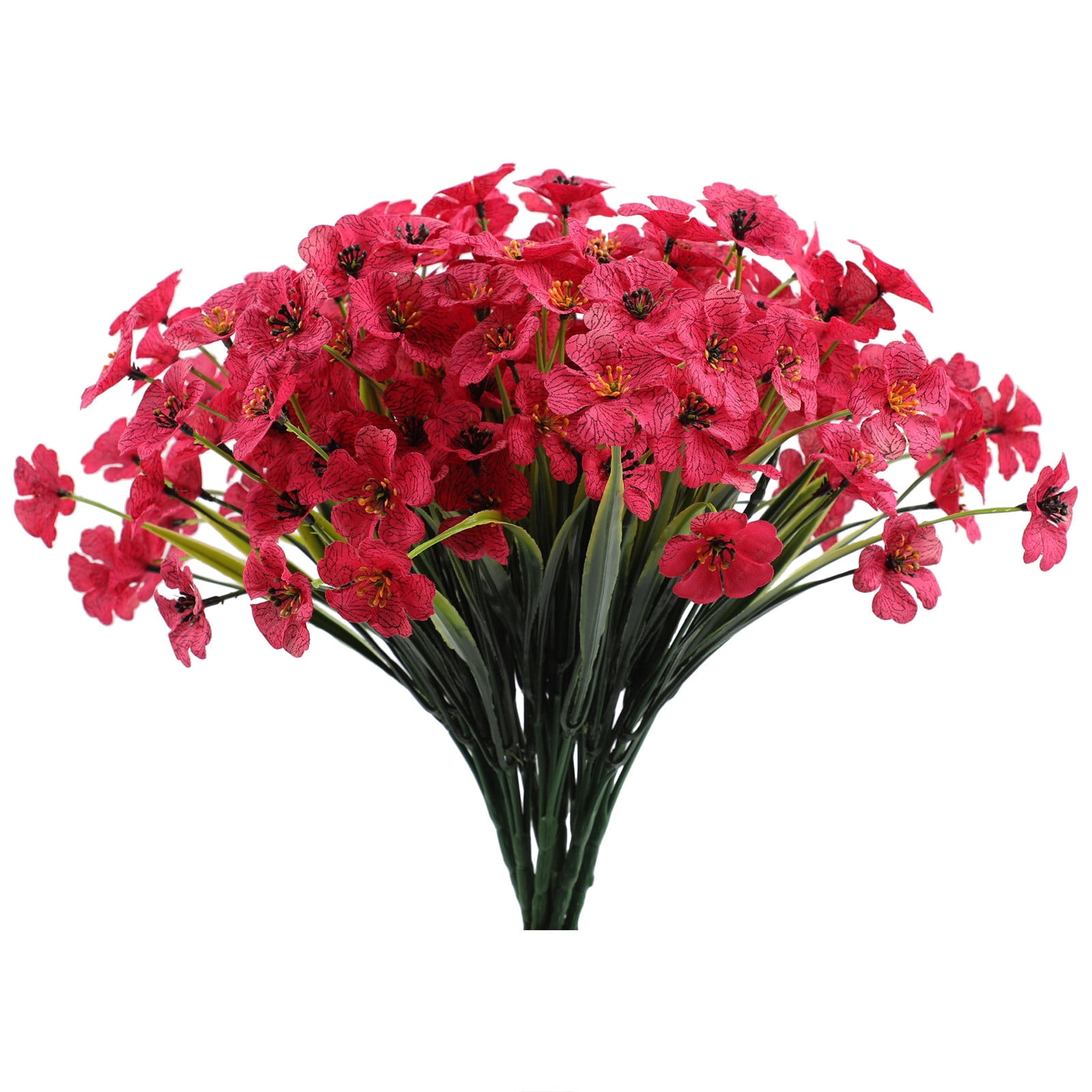 Reduced Fake Plants 6Pcs Faux Silk Flowers Cloth Flower Artificial ...