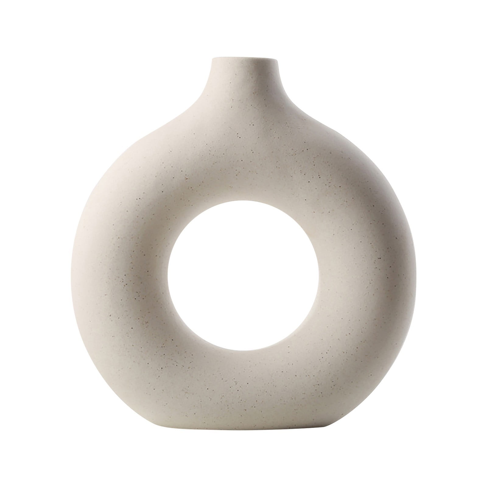 Reduced Flower Vase, Donut Vase,Modern Home Decor, Round Pampas Flower ...