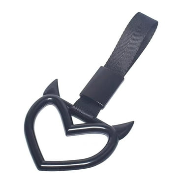 Xotic Tech 2 Pieces JDM Heart Shaped Car Handle Straps, Rear Bumper ...