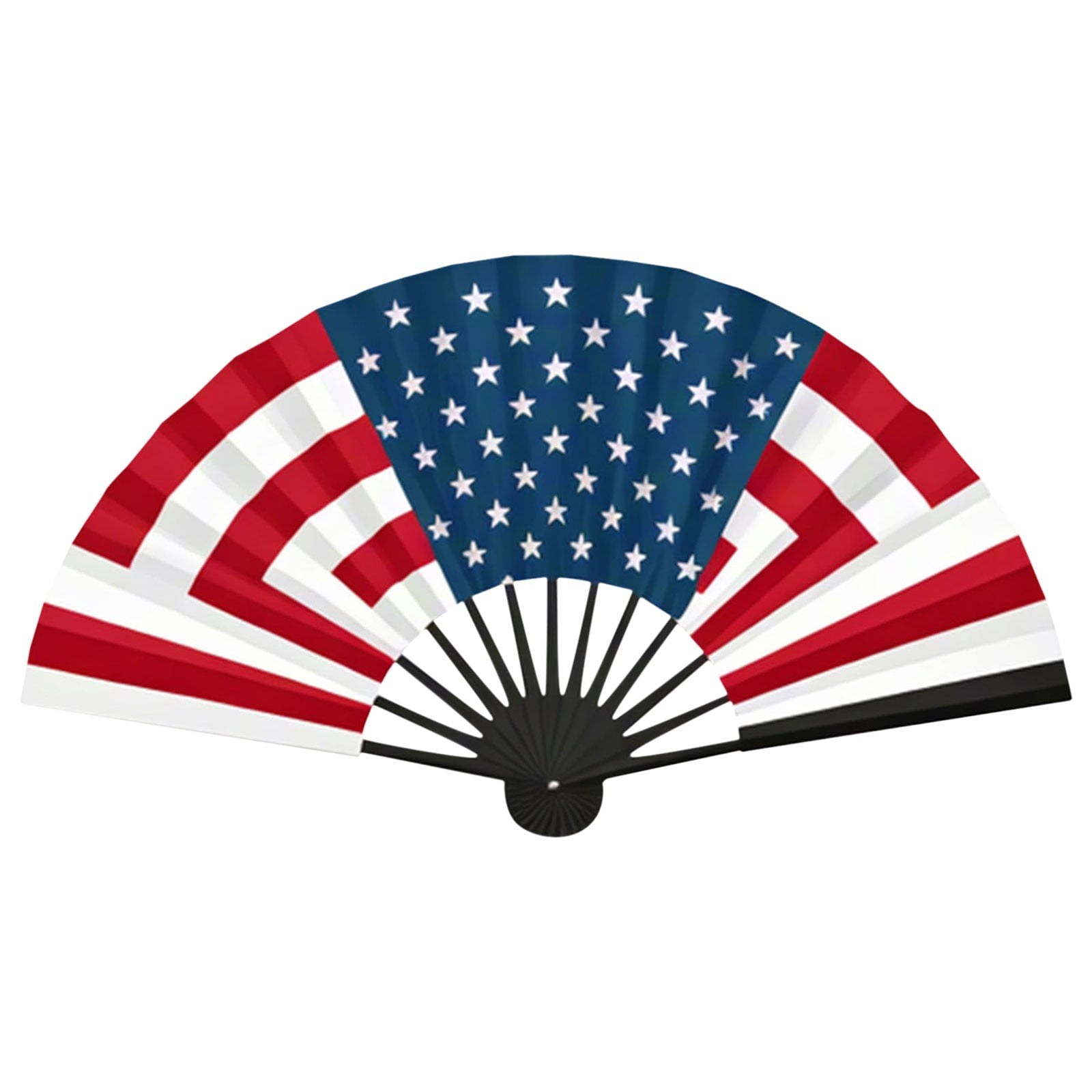 Reduced!JJHGVB Handheld Folding Fan, Independence Day Handheld Fans ...