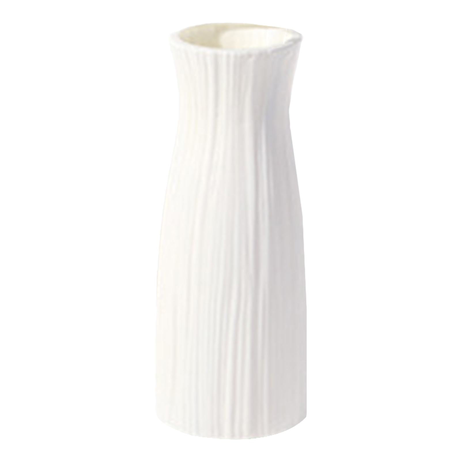 Reduced!JJHGVB Modern Tall White Vase for Flowers, Unbreakable Ceramic ...