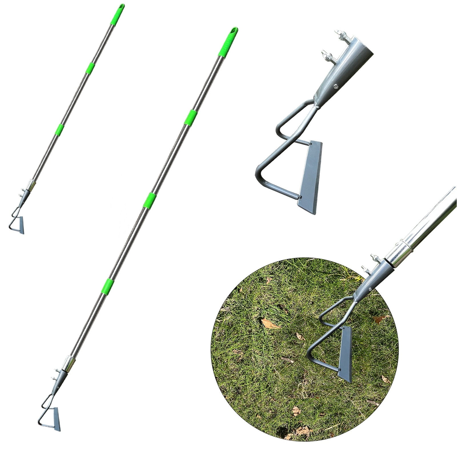 Reduced Price, Garden Weeding Rake, Soft-Hoe Head Tool for Vegetable ...