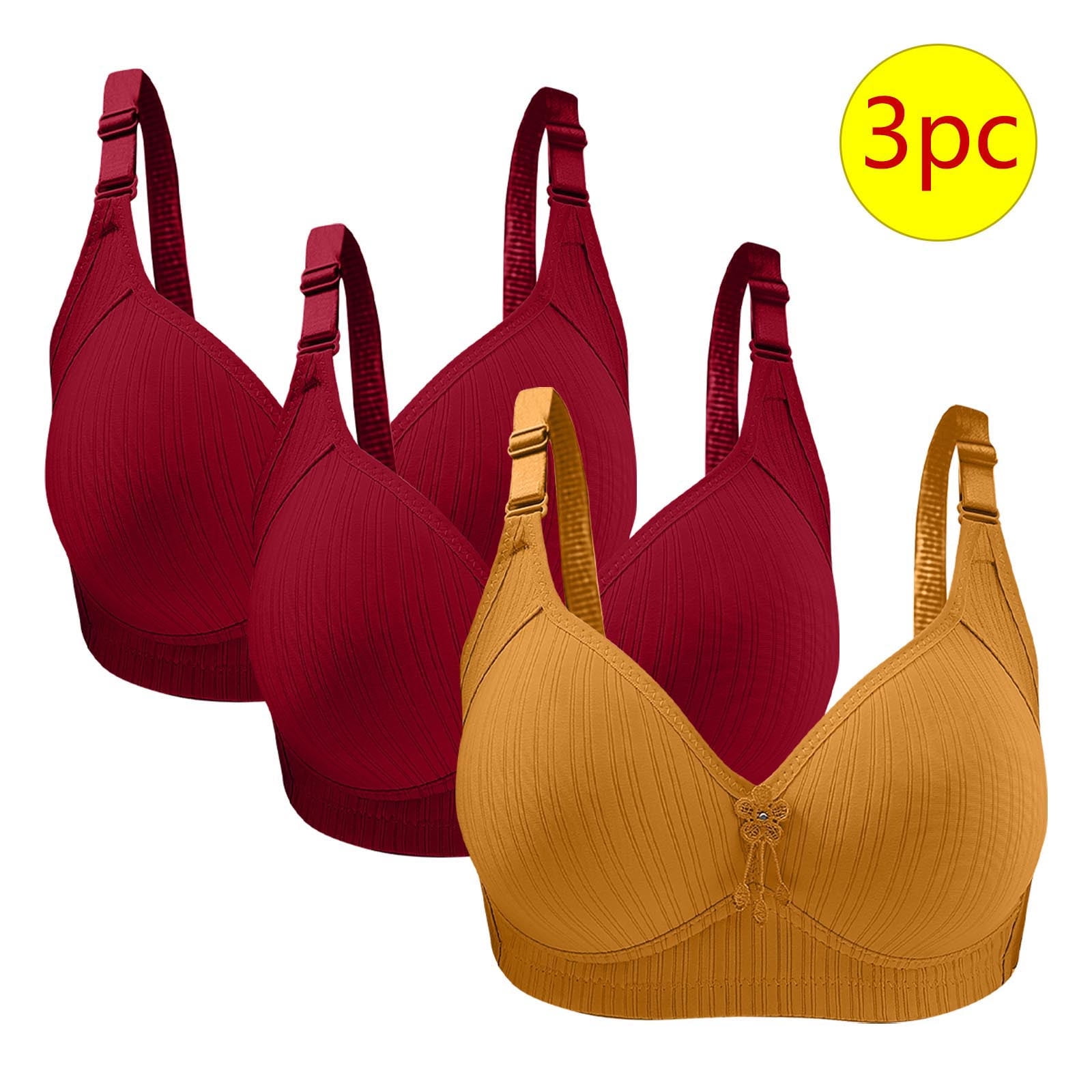 Reduced Price, 'Large Size Solid Color Bras, Comfortable Daily Bra, No ...