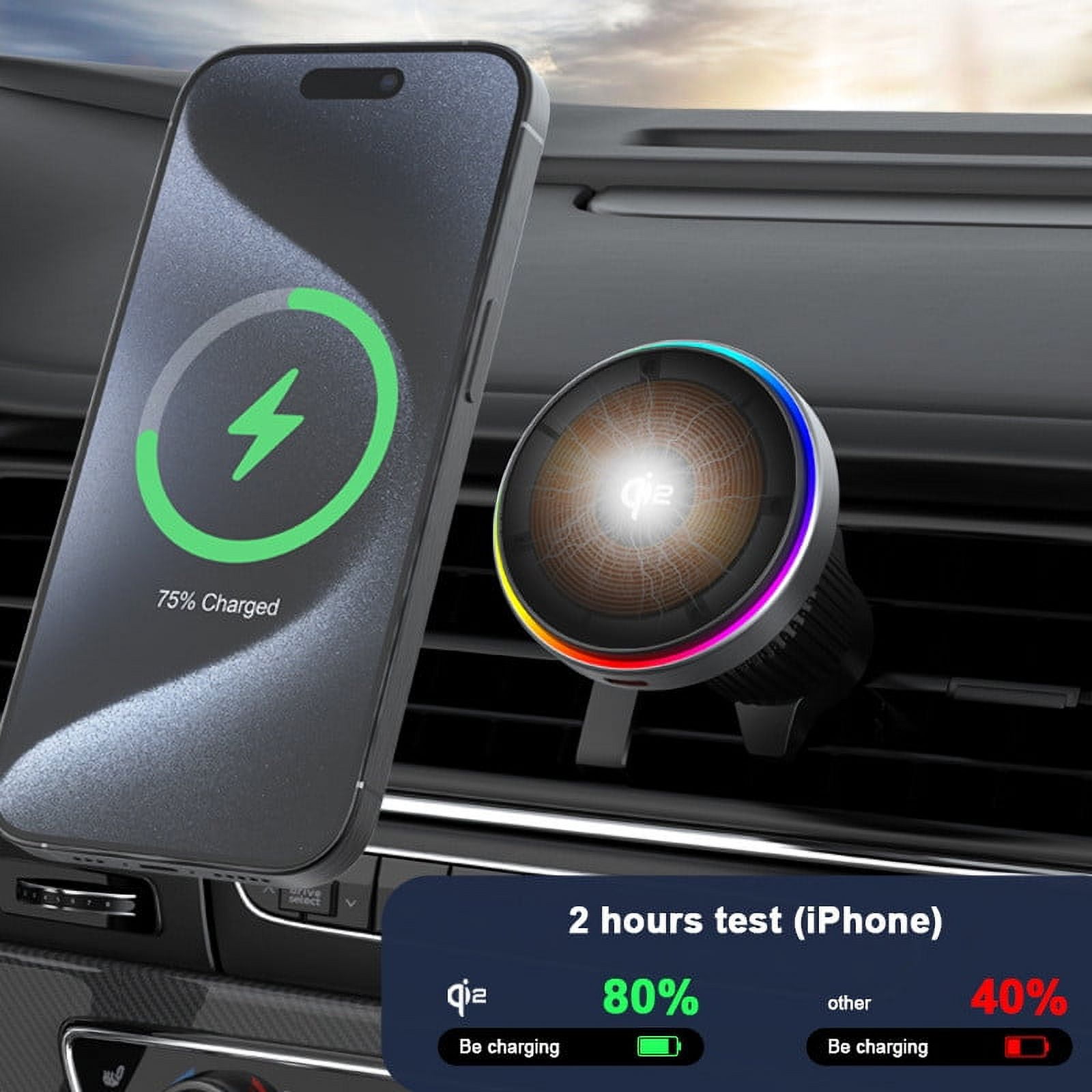 Reduced Price, Magnetic Wireless Charger, 15W Fast Charge, Portable ...