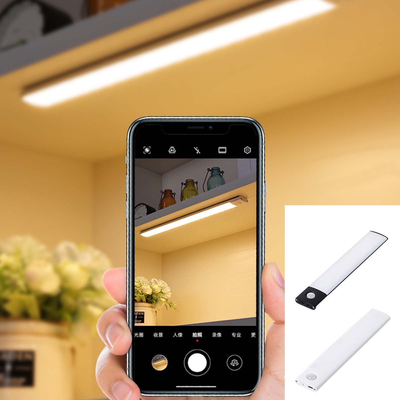 Reduced Price,Rechargeable LED Strip Light, Magnetic Self-adhesive, for ...