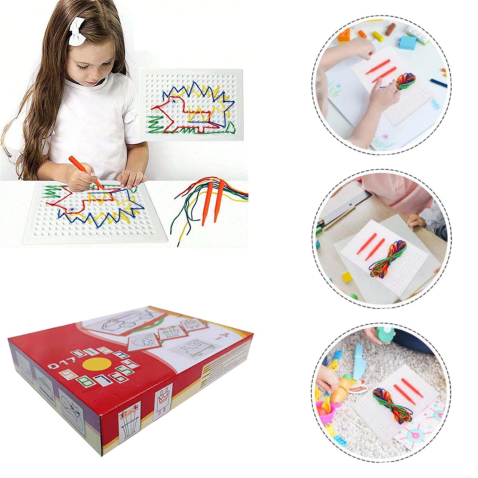 Reduced! SSNTSY Calm Down Threading Boards Set of 2 Sensory Board for ...
