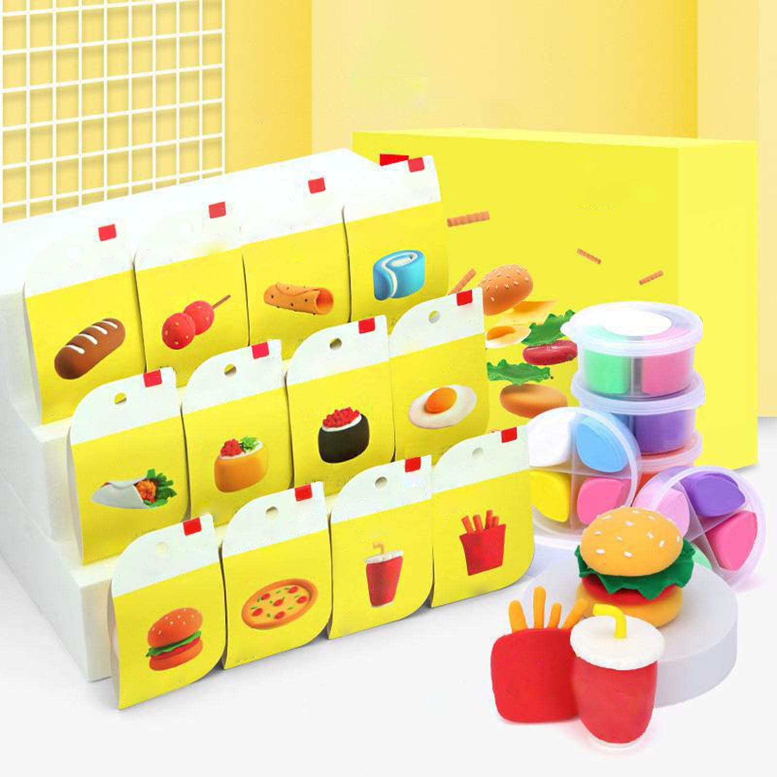 Reduced! SSNTSY Colors DIY Modeling Clay Kit with Sculpting Tools Soft ...