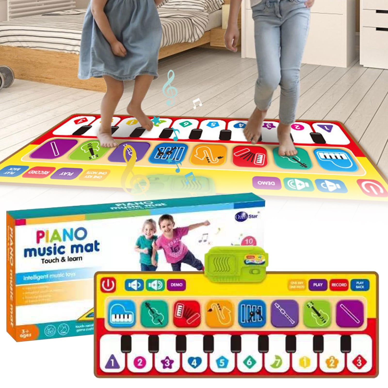 Reduced! SSNTSY Interactive Musical Floor Piano Mat – 31.5x11.81 Inch ...