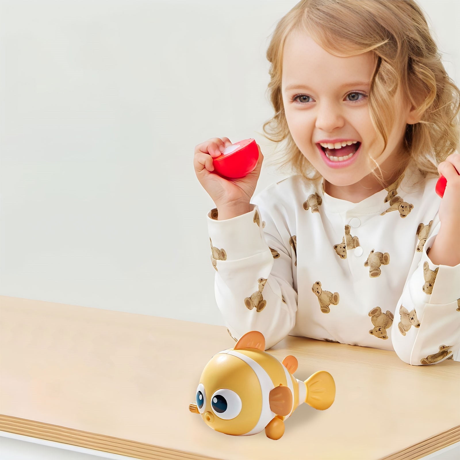 Reduced! SSNTSY Wind Up Clownfish Toy for Kids Interactive and ...