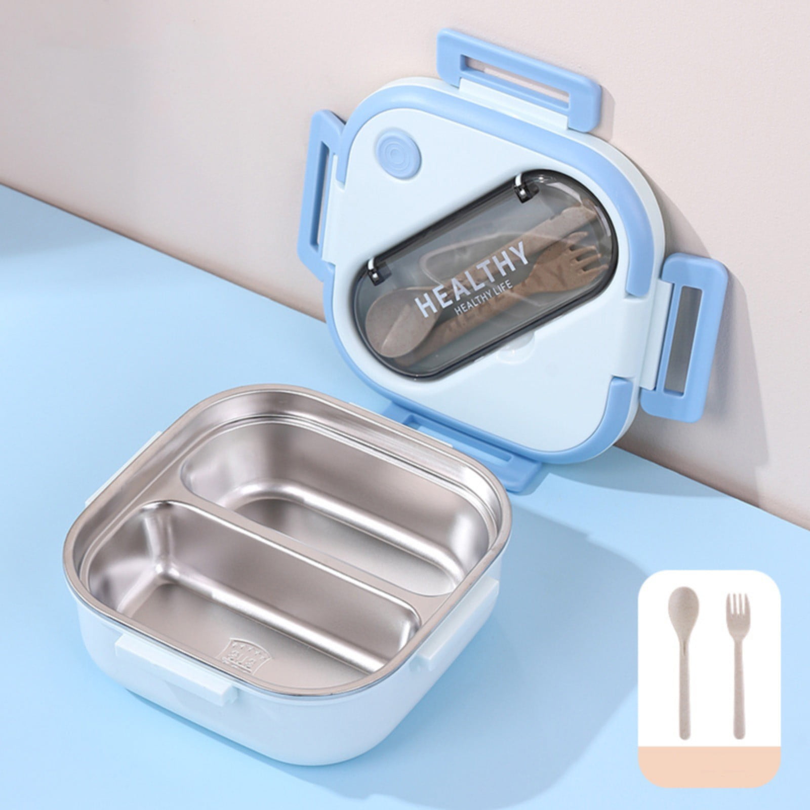 Reduced!Skoglary Stainless Steel Kid Box 4 Lock Catch Leak Proof ...