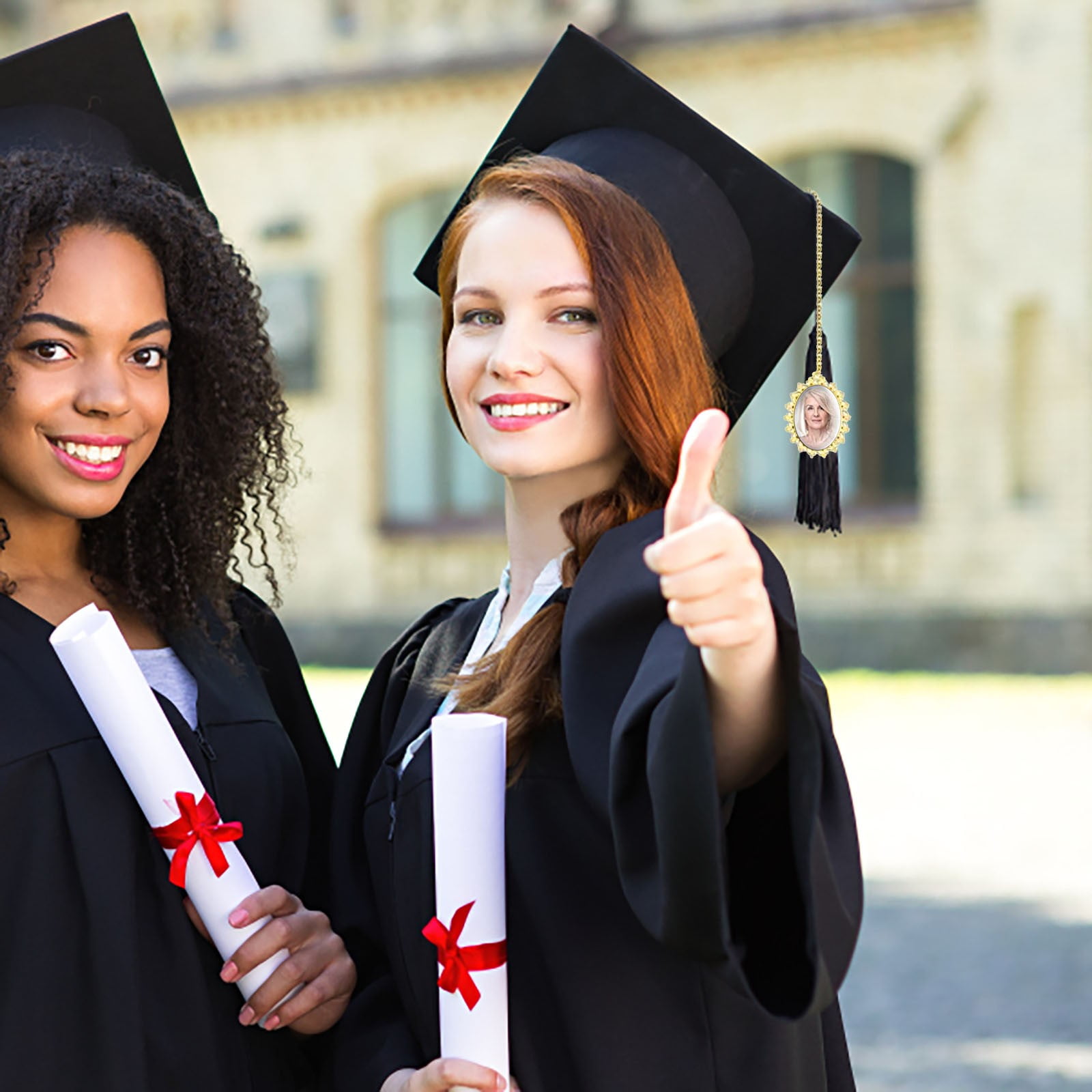 Reduced! VISALY Custom Graduation Memorial Tassel Charm 2024 Customized ...