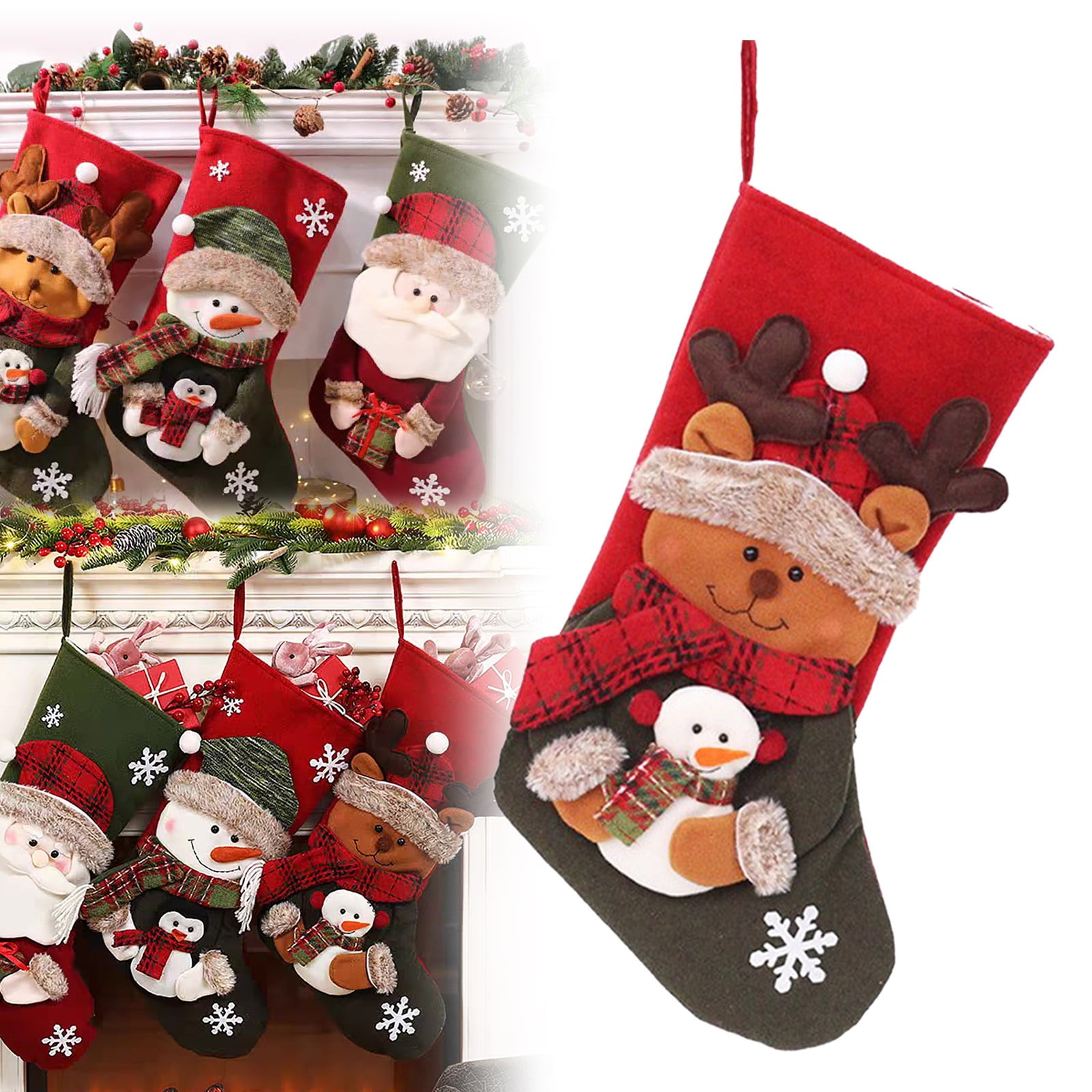 Reduced! VISALY Personalized Christmas Stocking with Nmae Custom 3D ...