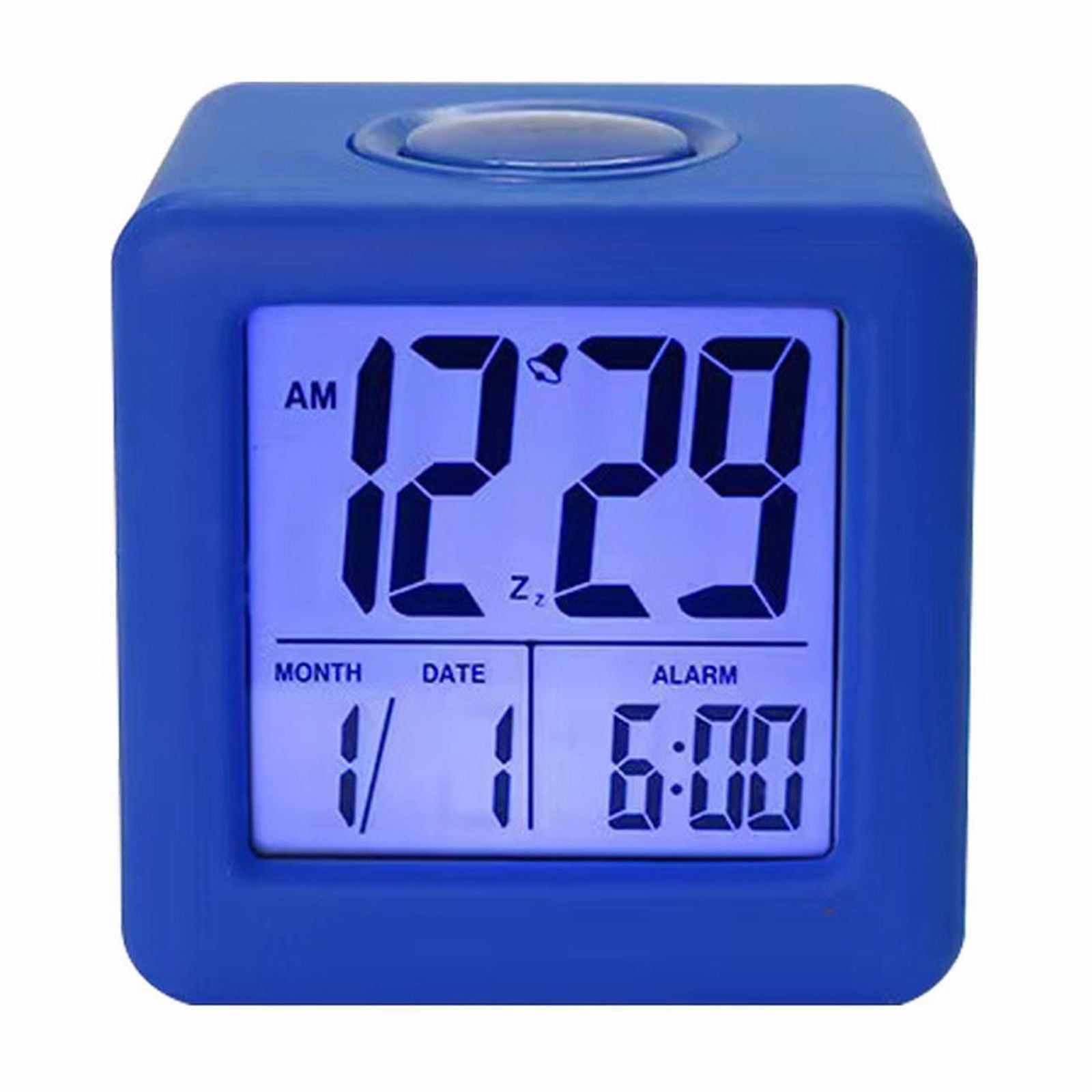 Reduced! VISALY Silicone Clock LCD Digital Clock Anti Slip Student ...
