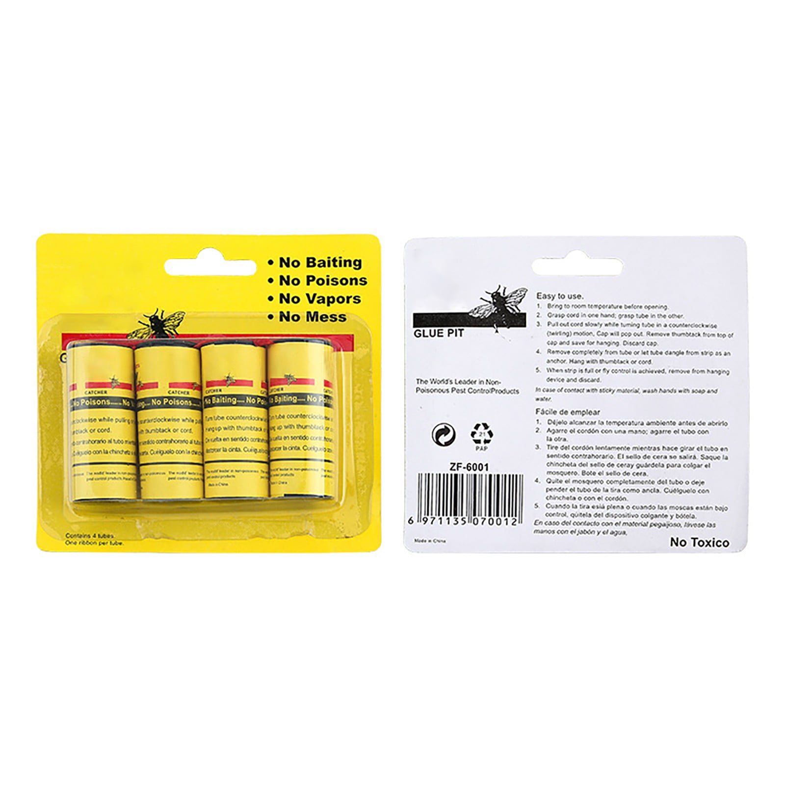 Customer reviews for Reduced!VOYOAO 16 Strips Fly Tapes Sticky Indoor ...