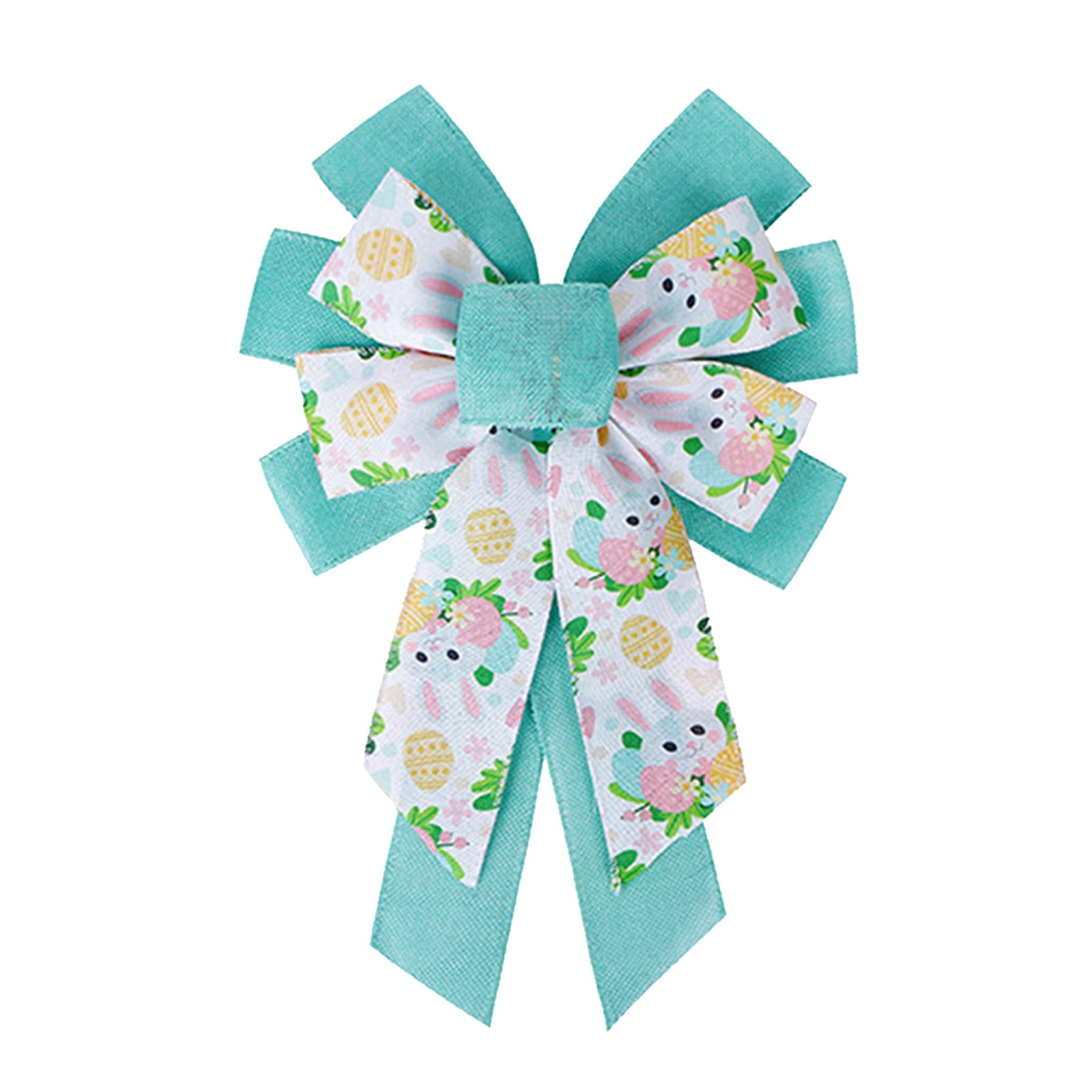 Reduced!VOYOAO Easter Wreath Bows Large Easter Tree Topper Bow Spring ...