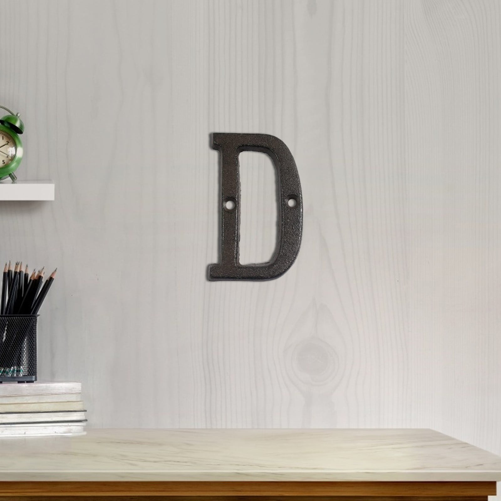 Reduced!Wrought Iron Decorations Creative DIY House Number Casts Iron ...