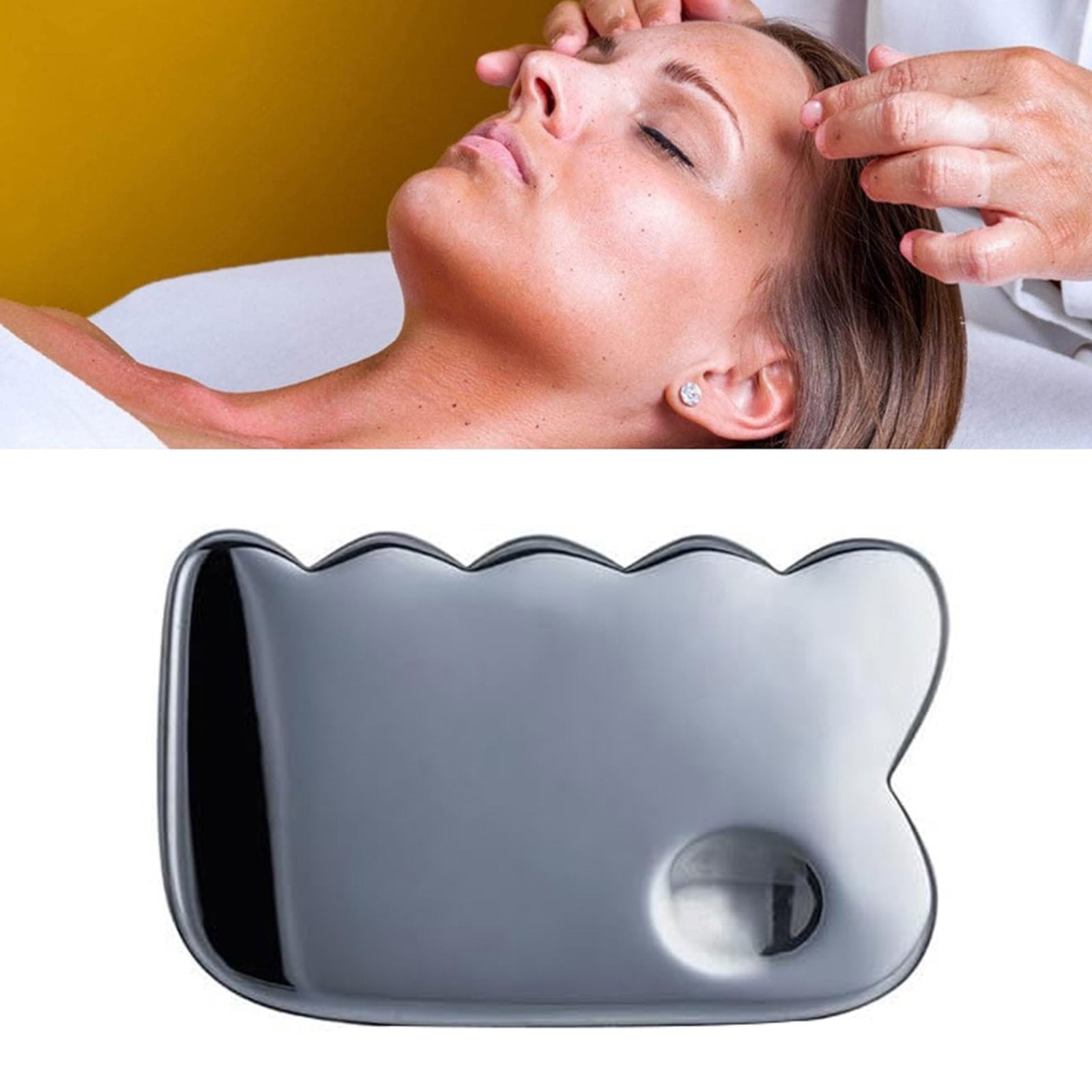 Reduced Yiqing Beauty Instrument Terahertz Stone Gua Sha Scraping Tools ...