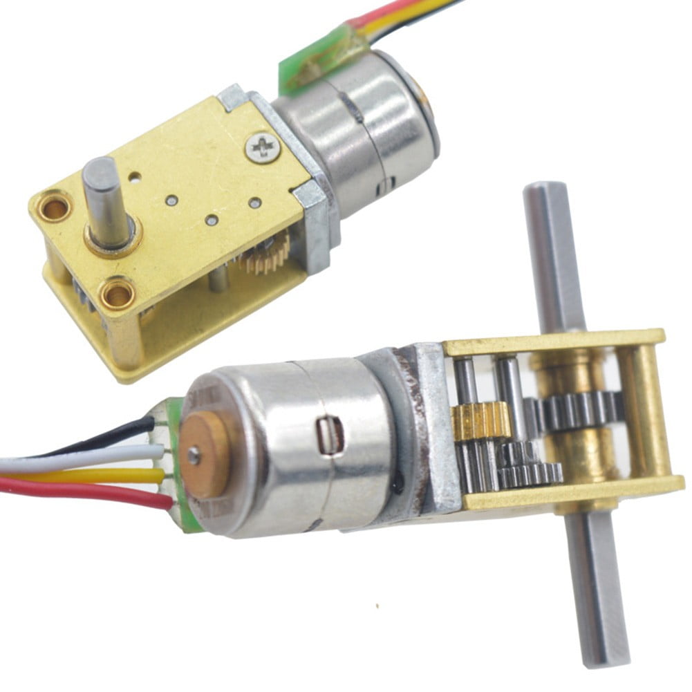 Reduced Speed Stepper Motor Dc5V Double-Phase Four-Wire Dual-Axis Metal ...