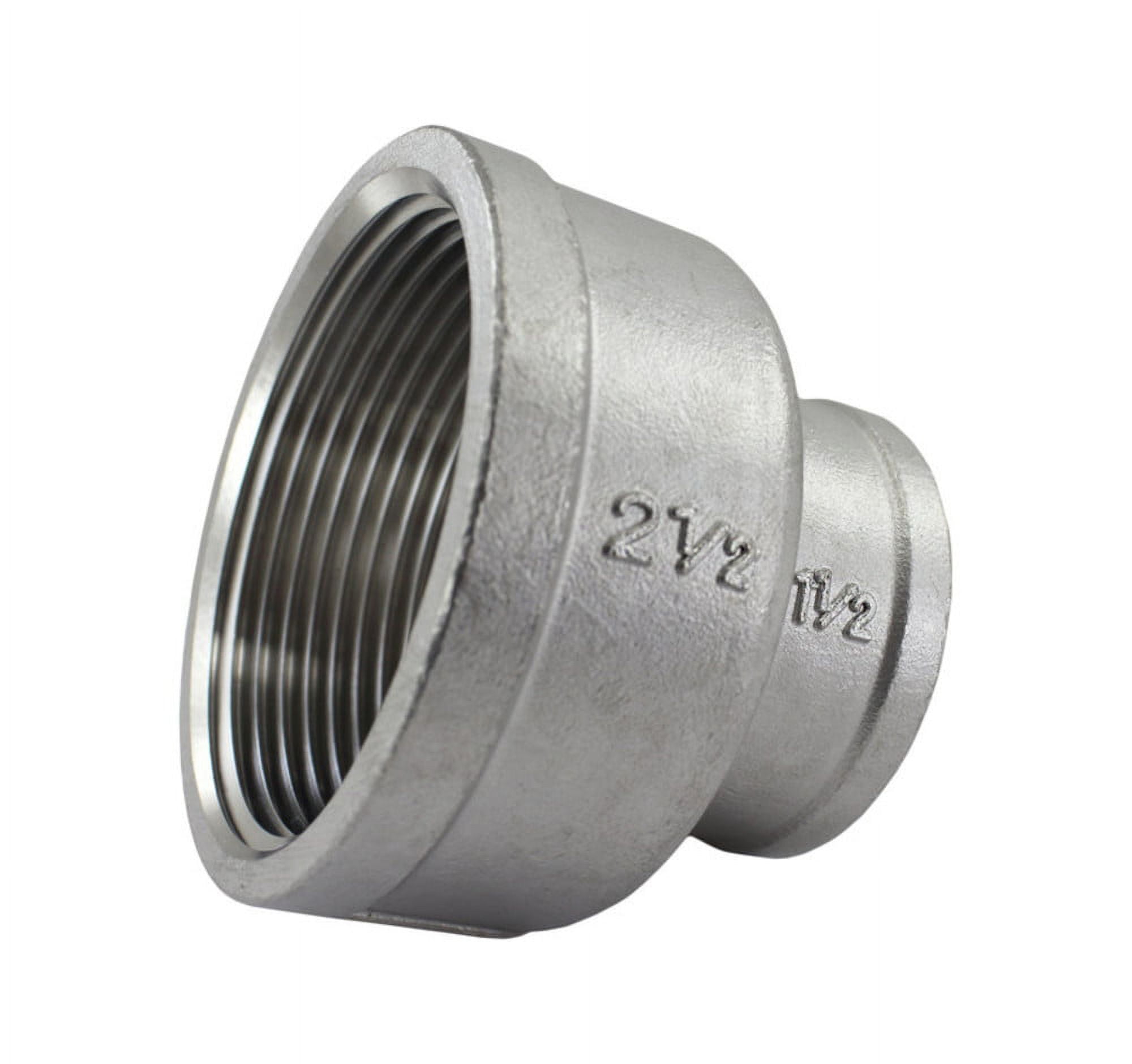 Reducing Coupling 2-1/2" x 1-1/2" Female NPT, 2 Pack - Walmart.com