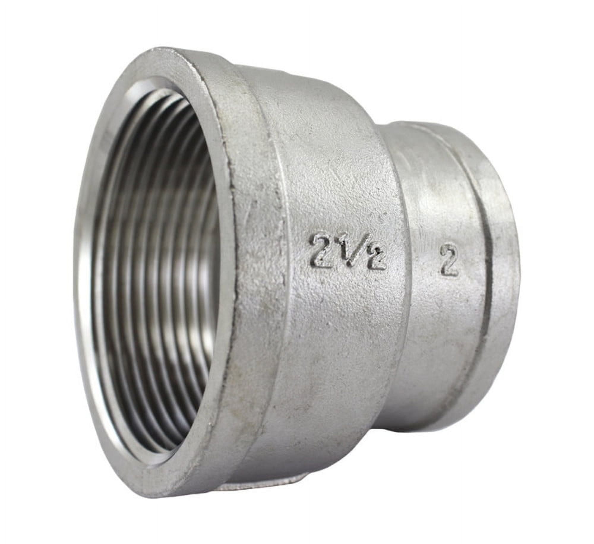 Reducing Coupling 2-1/2" x 2" Female NPT, 2 Pack - Walmart.com