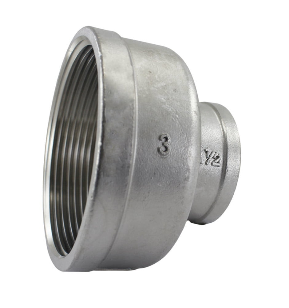 4 in. x 3 in. PVC Flexible Reducing Coupling with Stainless Steel ...