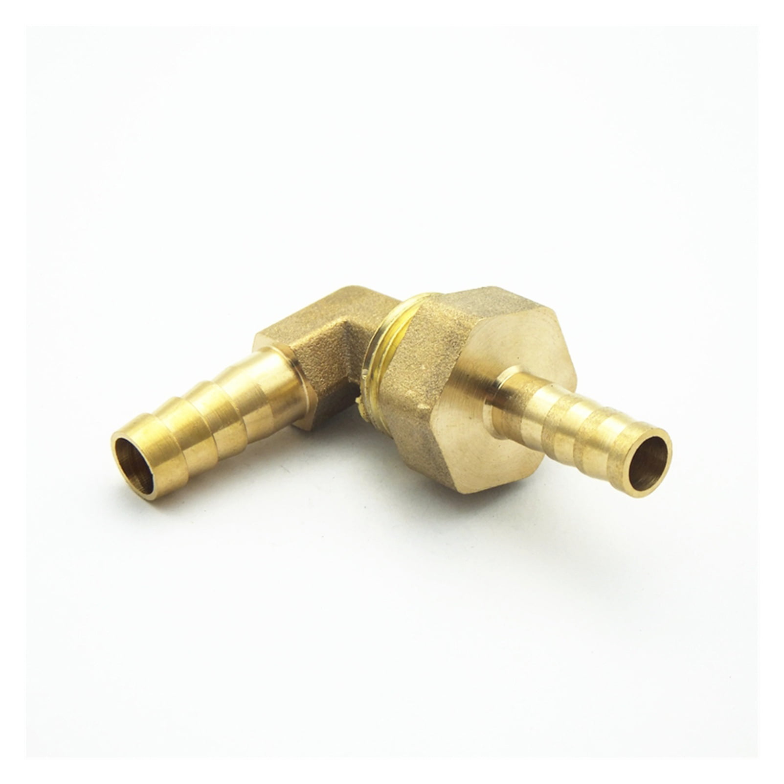 Reducing Hose Barb Elbow Brass Pipe Fitting Reducer Connector Union Adapter For Air Water ,Solid ...