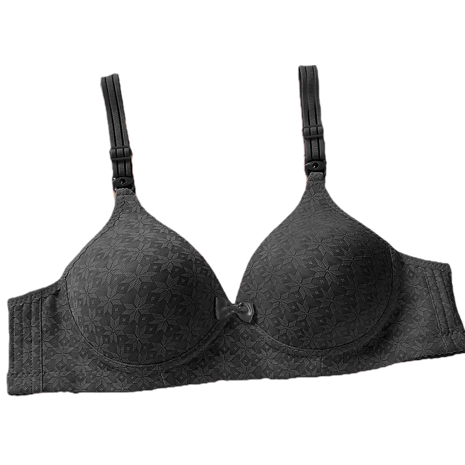 Reducing Push Up Small Cup Underwear Thin Wire Breathable Jacquard Bow ...