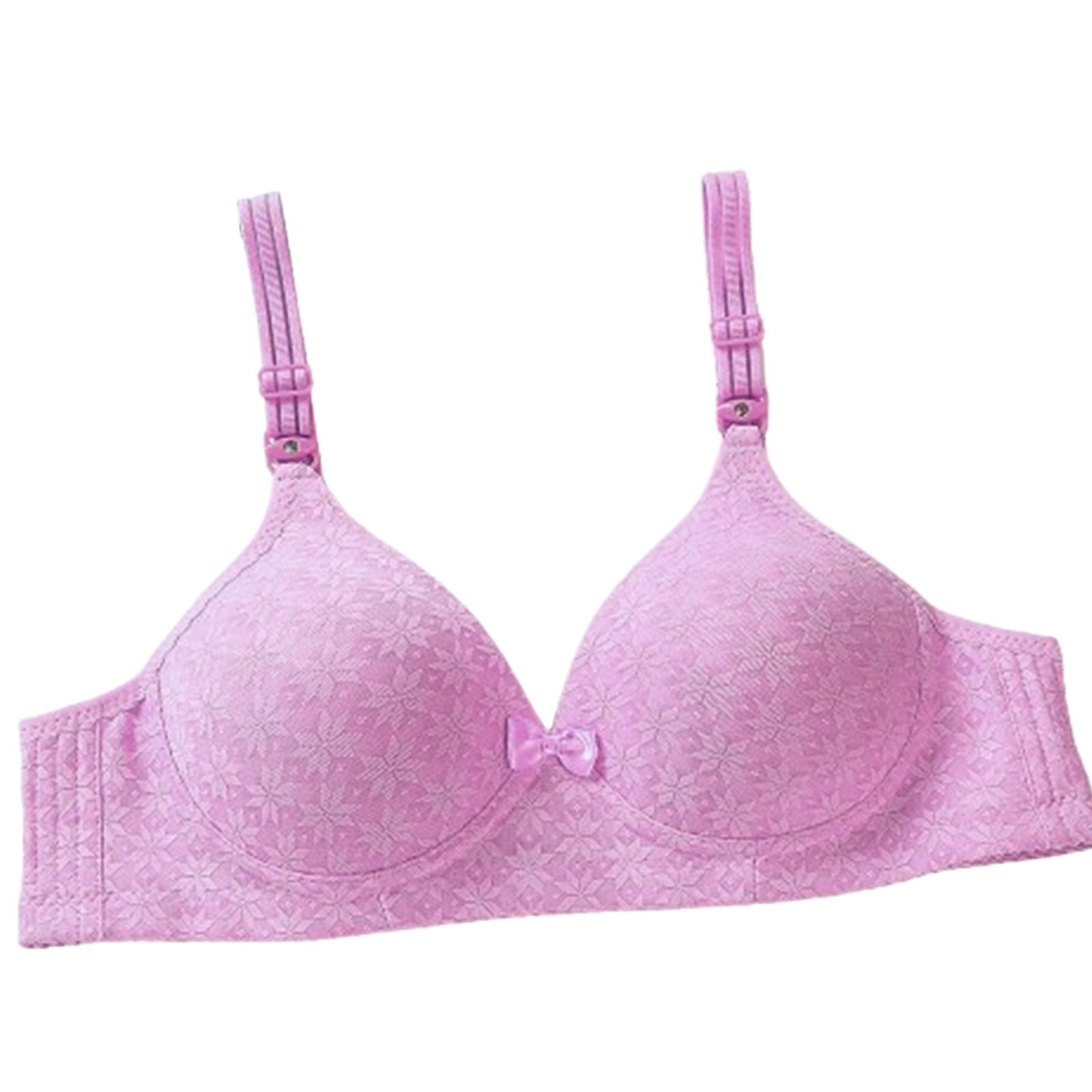 Reducing Push Up Small Cup Underwear Thin Wire Breathable Jacquard Bow ...