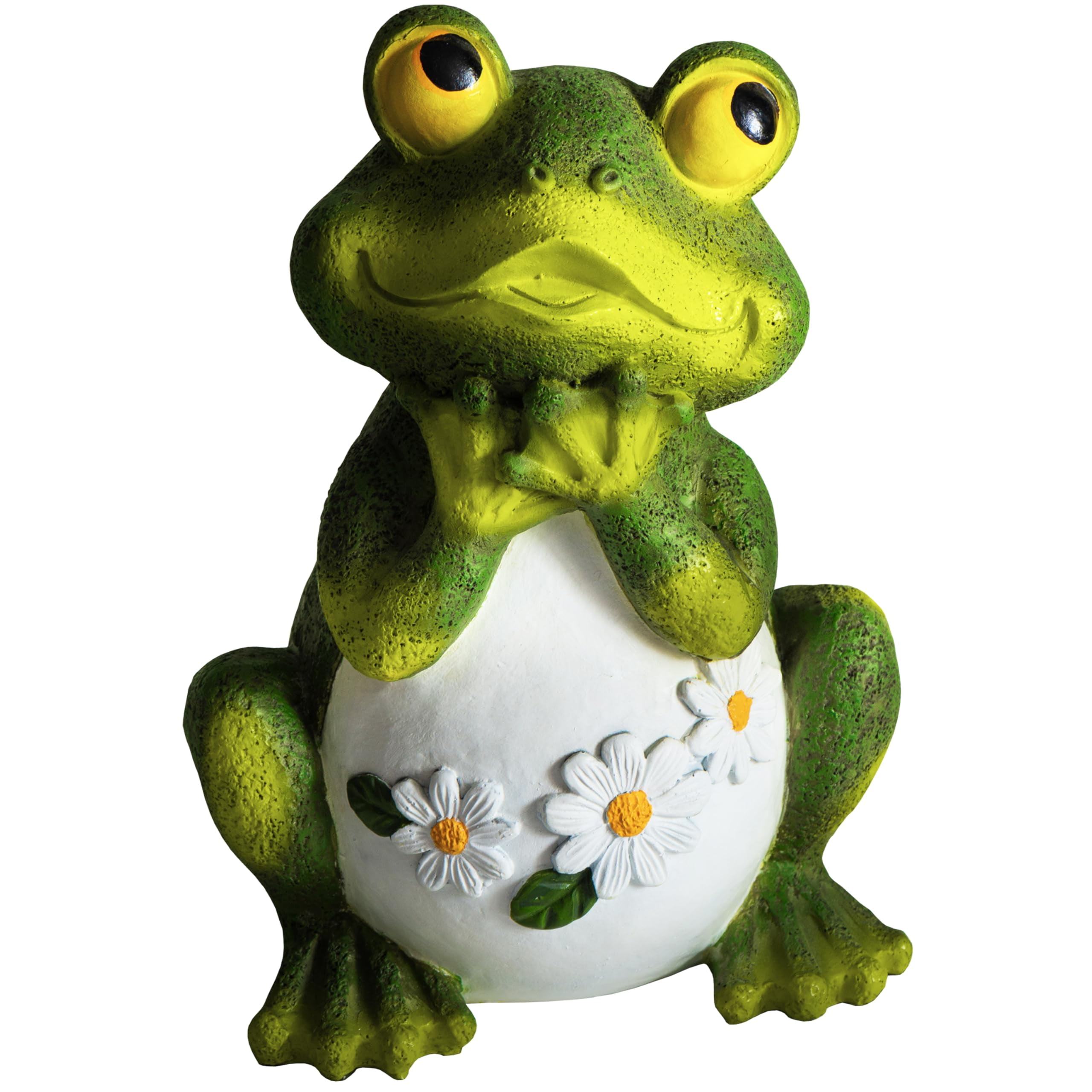 Redwix Garden Frog Figurines 9", Cute Frog Decor, Outdoor Statue Frogs ...