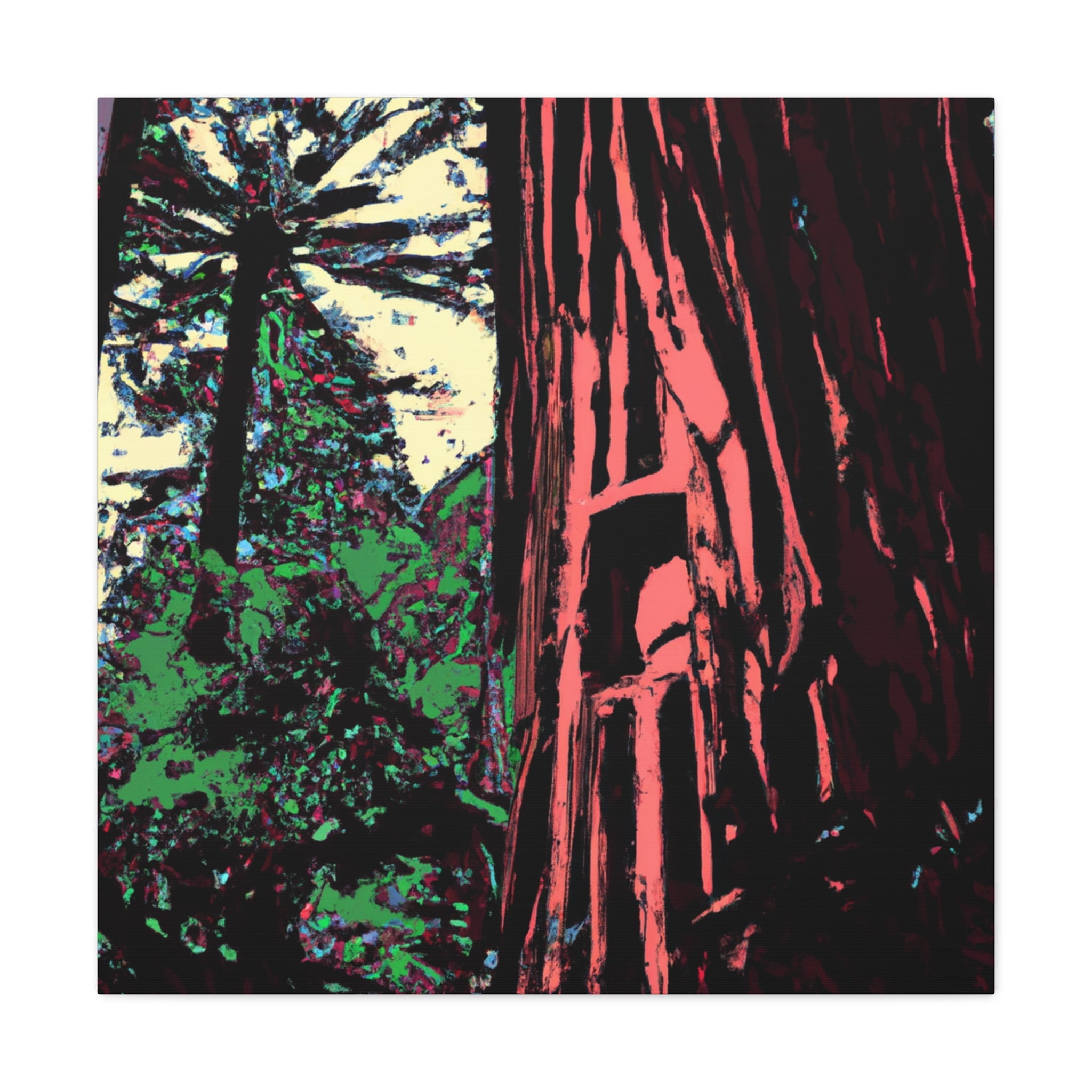"Redwood Tree Pop Art" - Canvas - Walmart.com