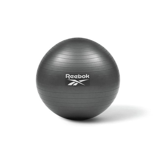 Reebok 75 cm PVC Exercise Ball, Black, Hand Pump Included - Walmart.com