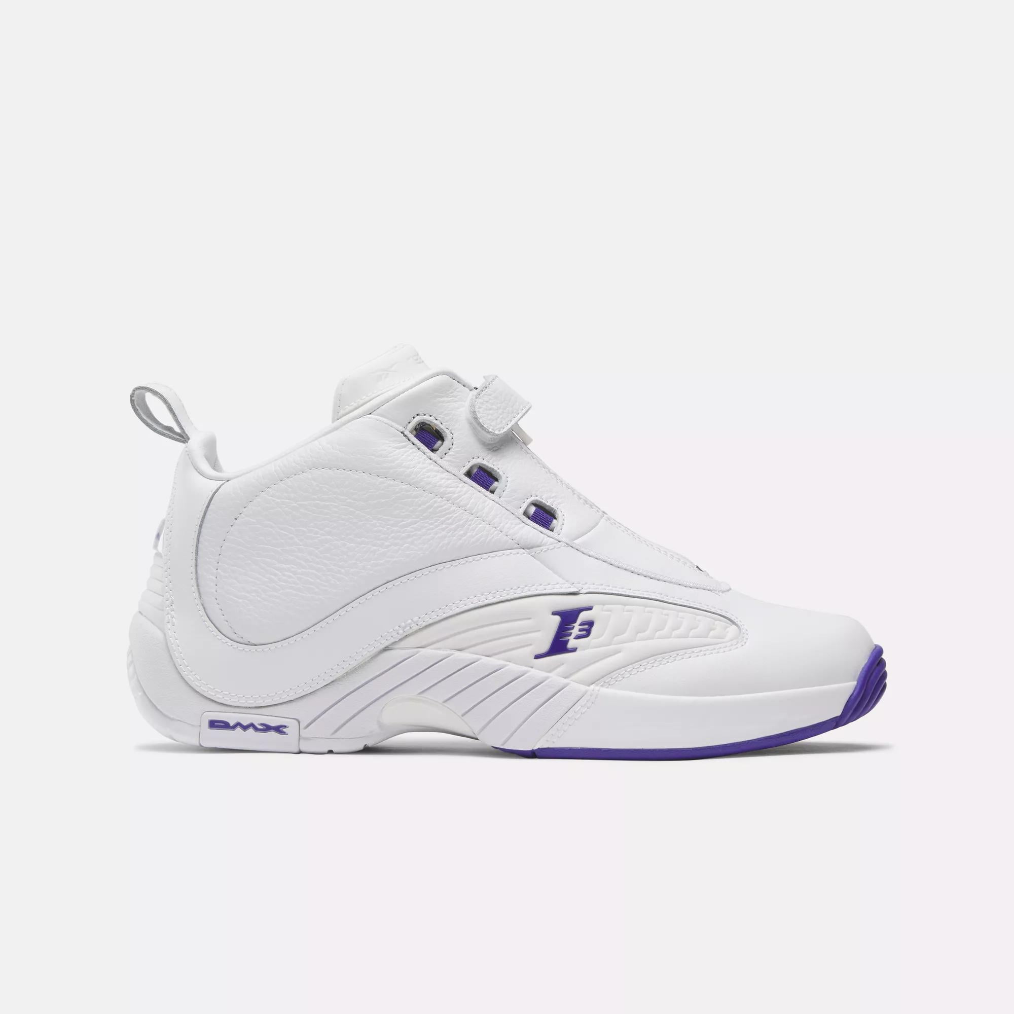 Reebok Answer IV Free Agency White Team Purple Men's Shoes Sneakers ...