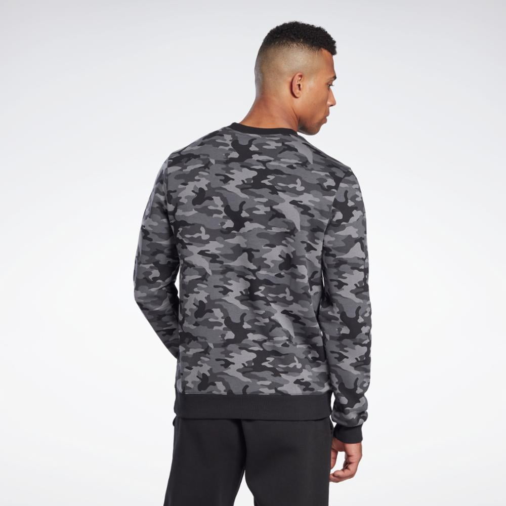 Reebok Apparel Men's Reebok Id Camo Crew Reebok Training App Men Black ...