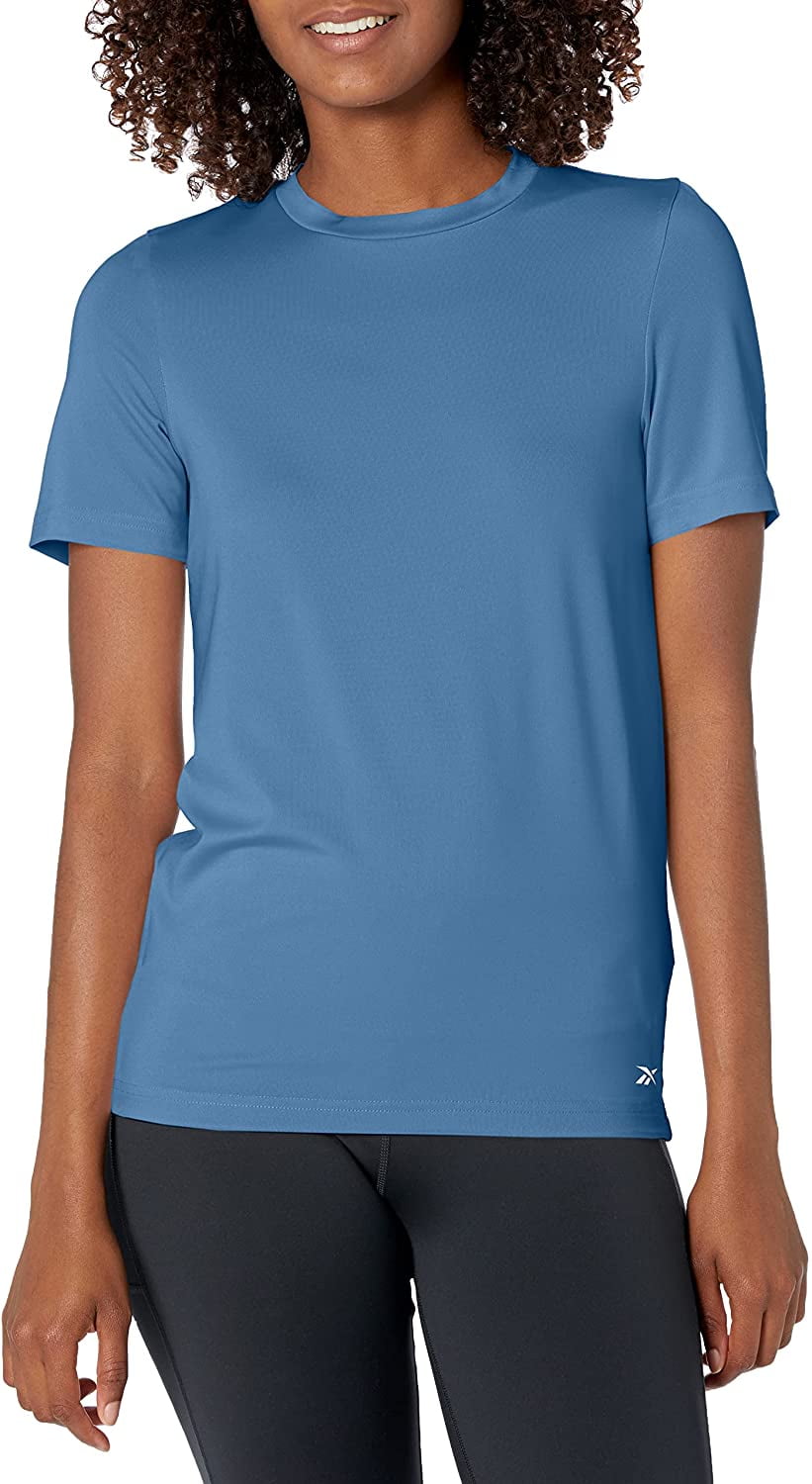 Reebok Apparel Women's Wor Speedwick Tee Reebok Training App Women Blue ...