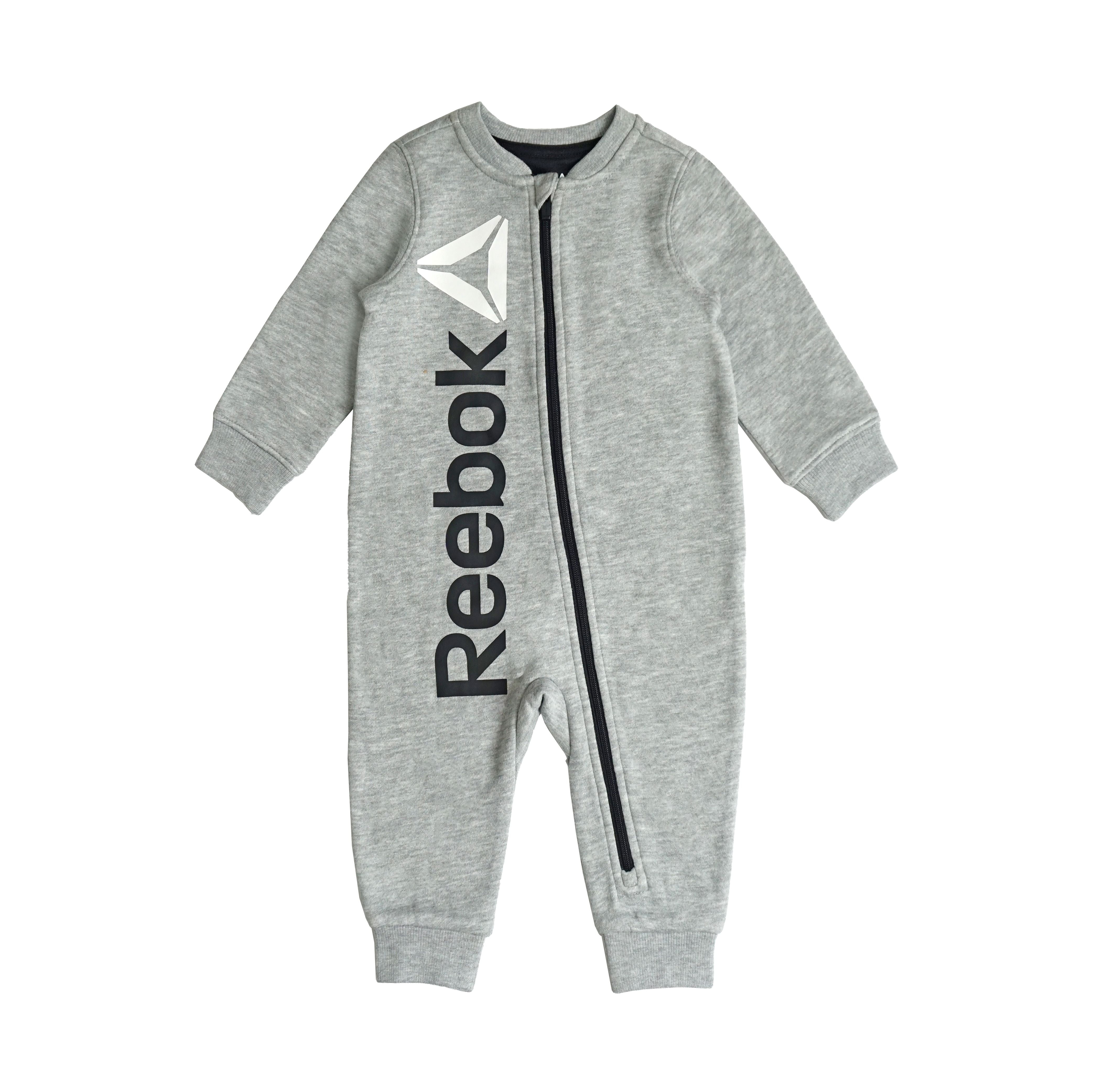 Reebok Baby Snuggle Up Romper, Sizes 0/3-24 Months - Walmart.com