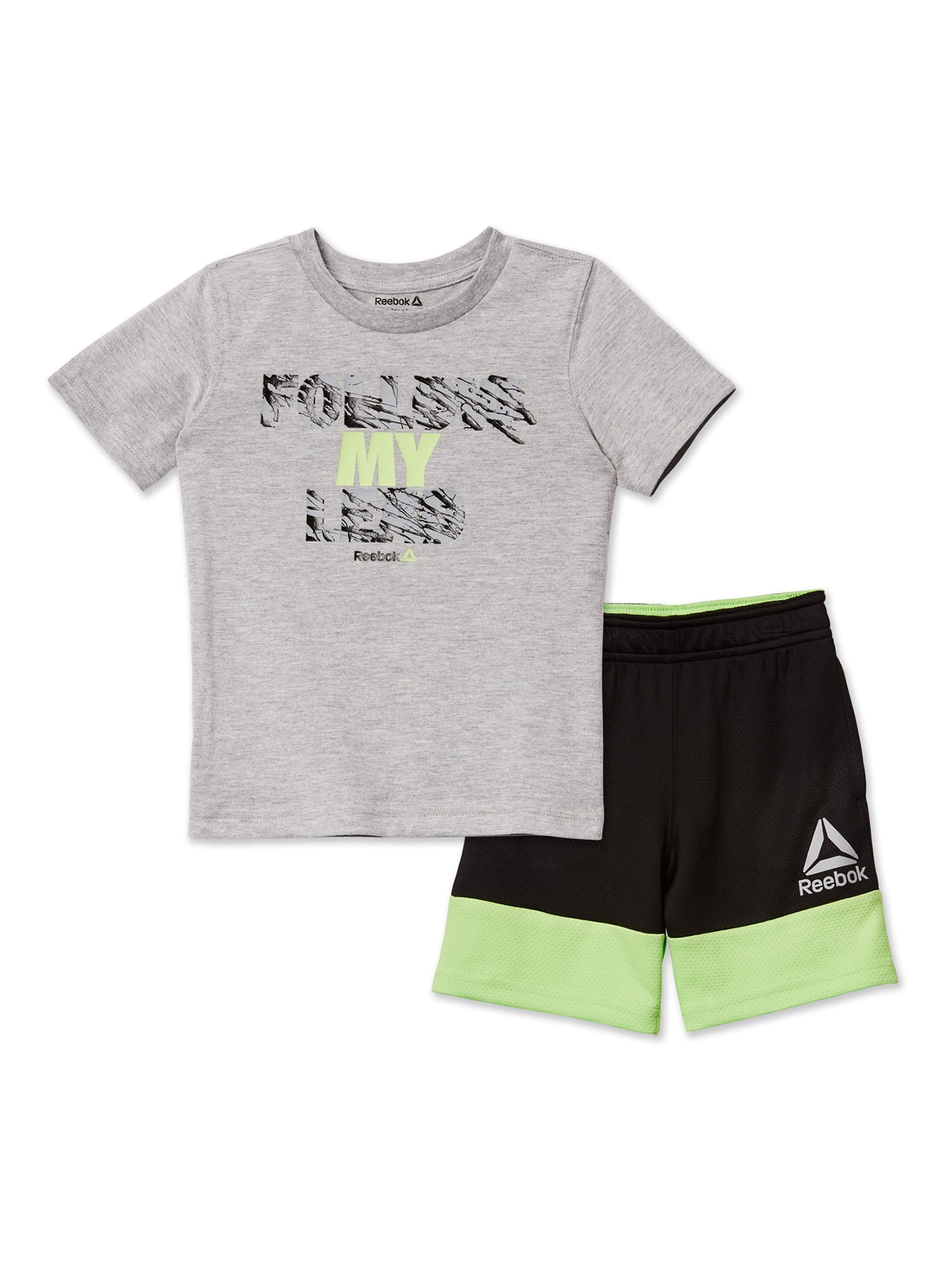 Reebok Baby and Toddler Boy Active Graphic T-Shirt and Short Outfit Set ...