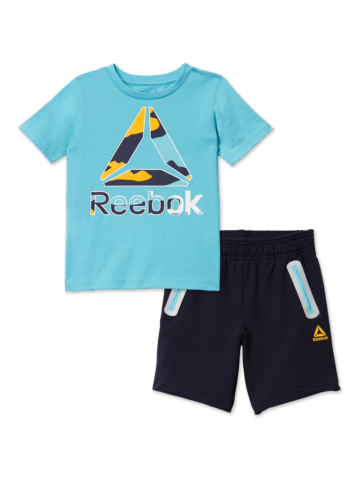 Reebok Baby and Toddler Boy Active Graphic T-Shirt and Short Outfit Set ...