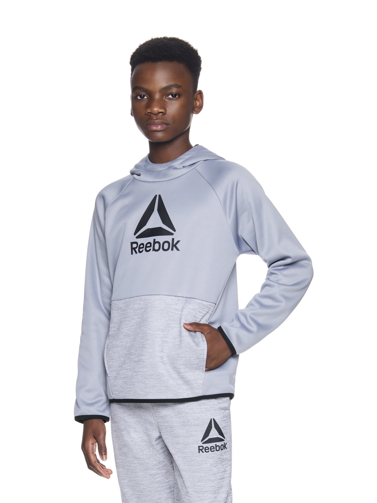 Reebok Boy's Athletic Cool Down Hoodie, Sizes 4-18 - Walmart.com
