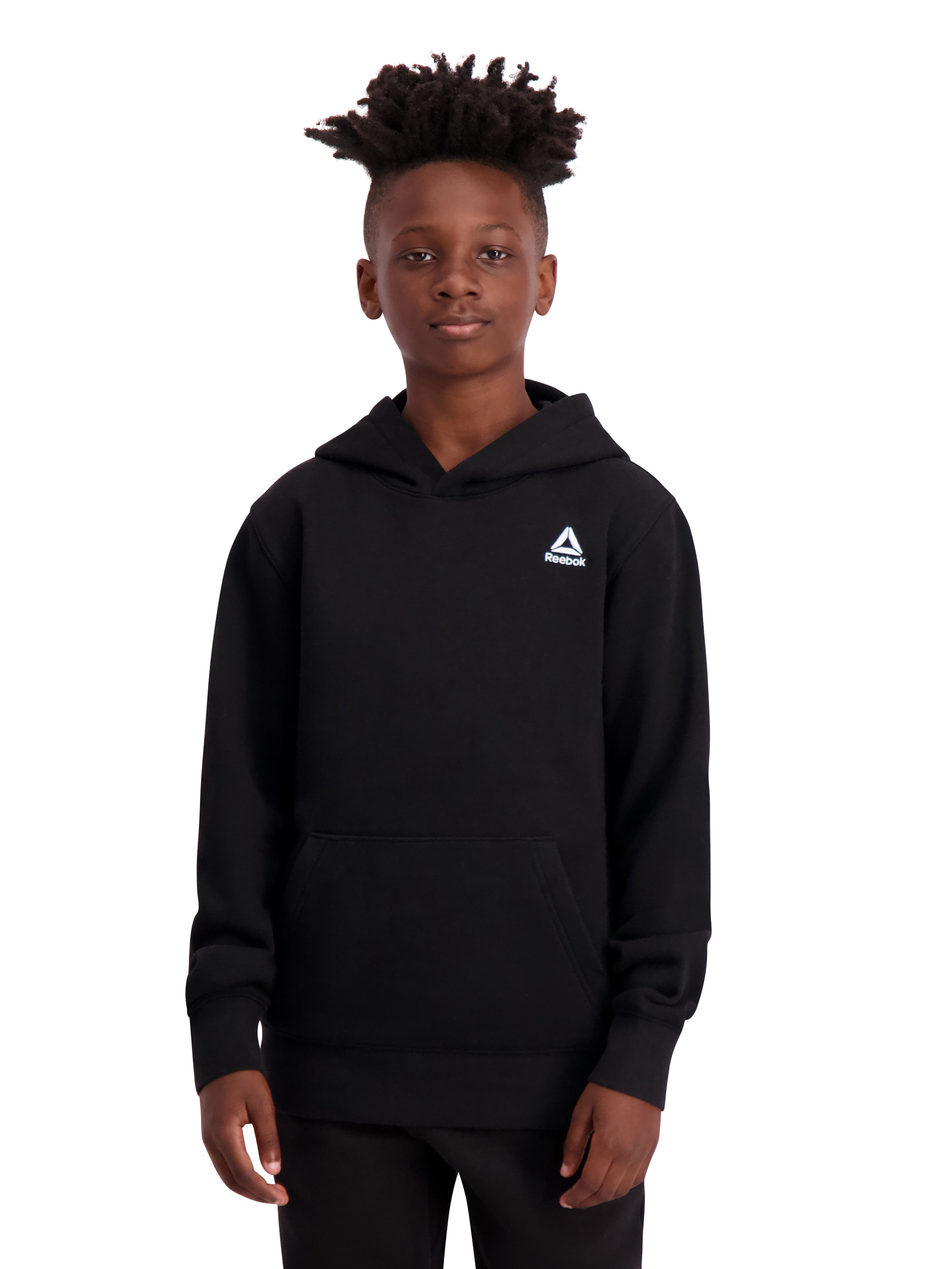 Reebok Boy's Athletic Game Day Fleece Pullover Hoodie, Sizes 4-18 ...