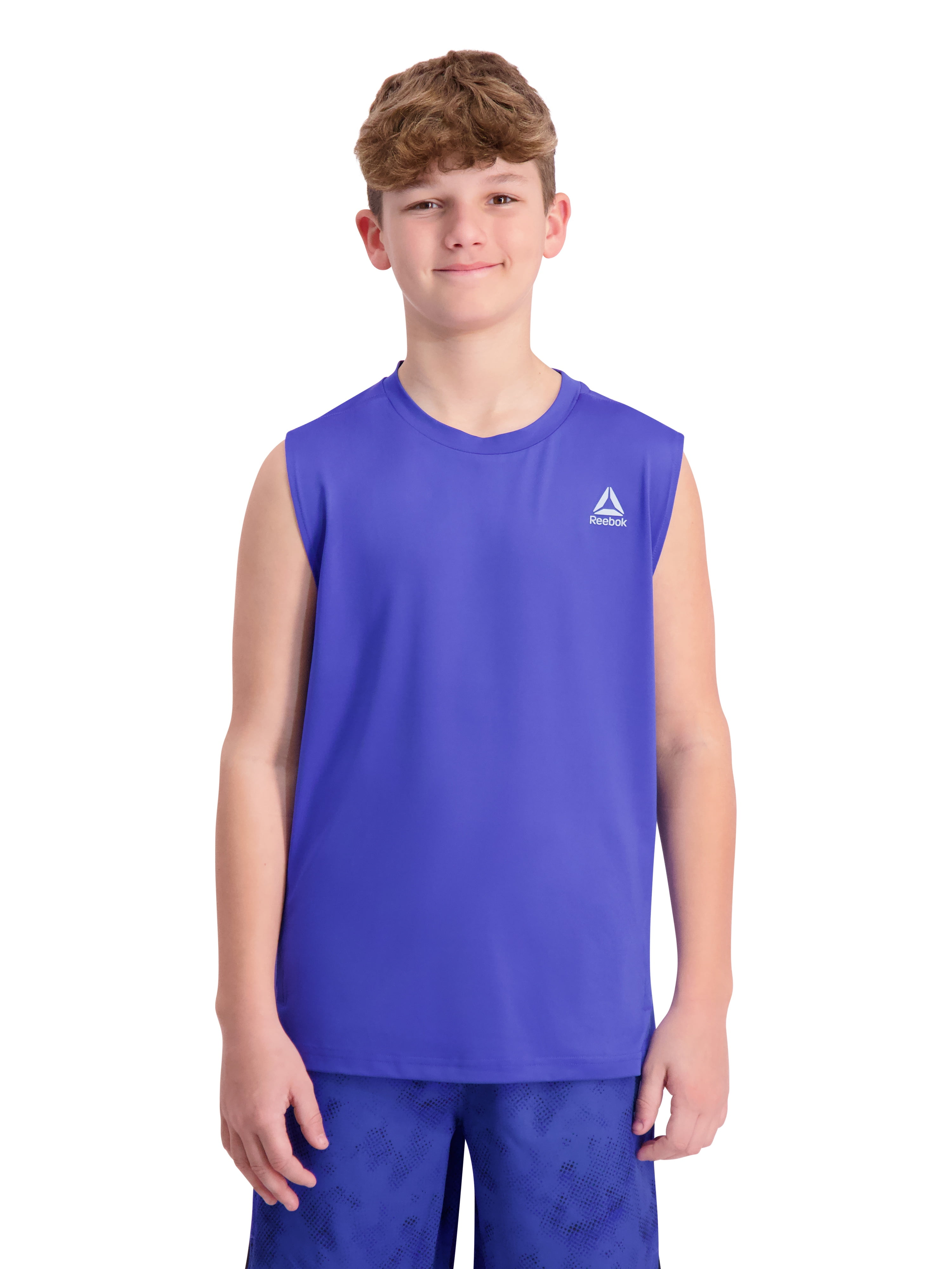 Reebok Boy’s Athletic Performance Muscle Tank Top, Sizes 4-18 - Walmart.com
