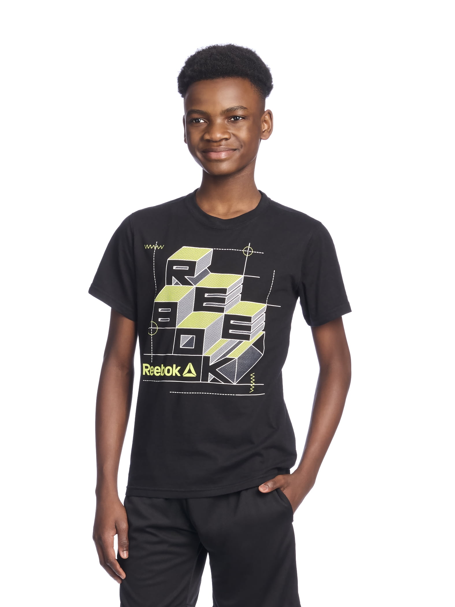 Reebok Boy's Athletic Graphic T-Shirt, Sizes 4-18 - Walmart.com
