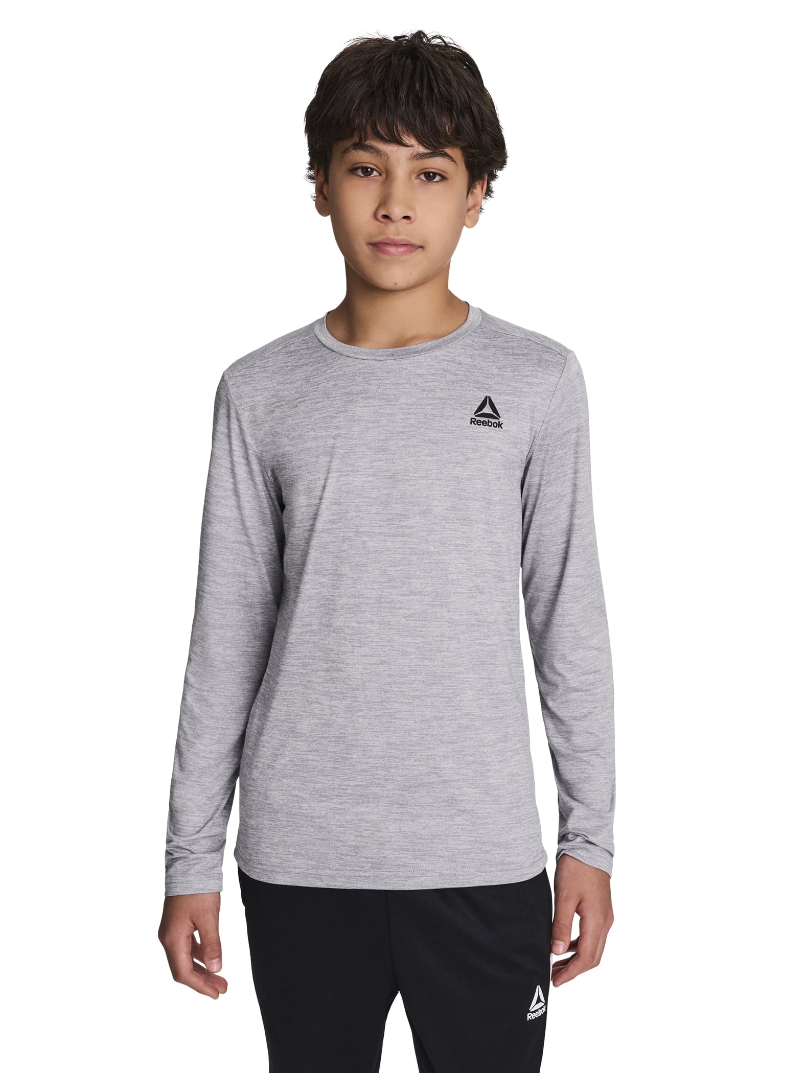 Reebok Boy's Legacy Performance Long Sleeve Core T-Shirt, Sizes 4-18 ...