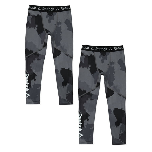 Reebok Boys Active Compression Pants, 2-Pack, Sizes 4-18 - Walmart.com