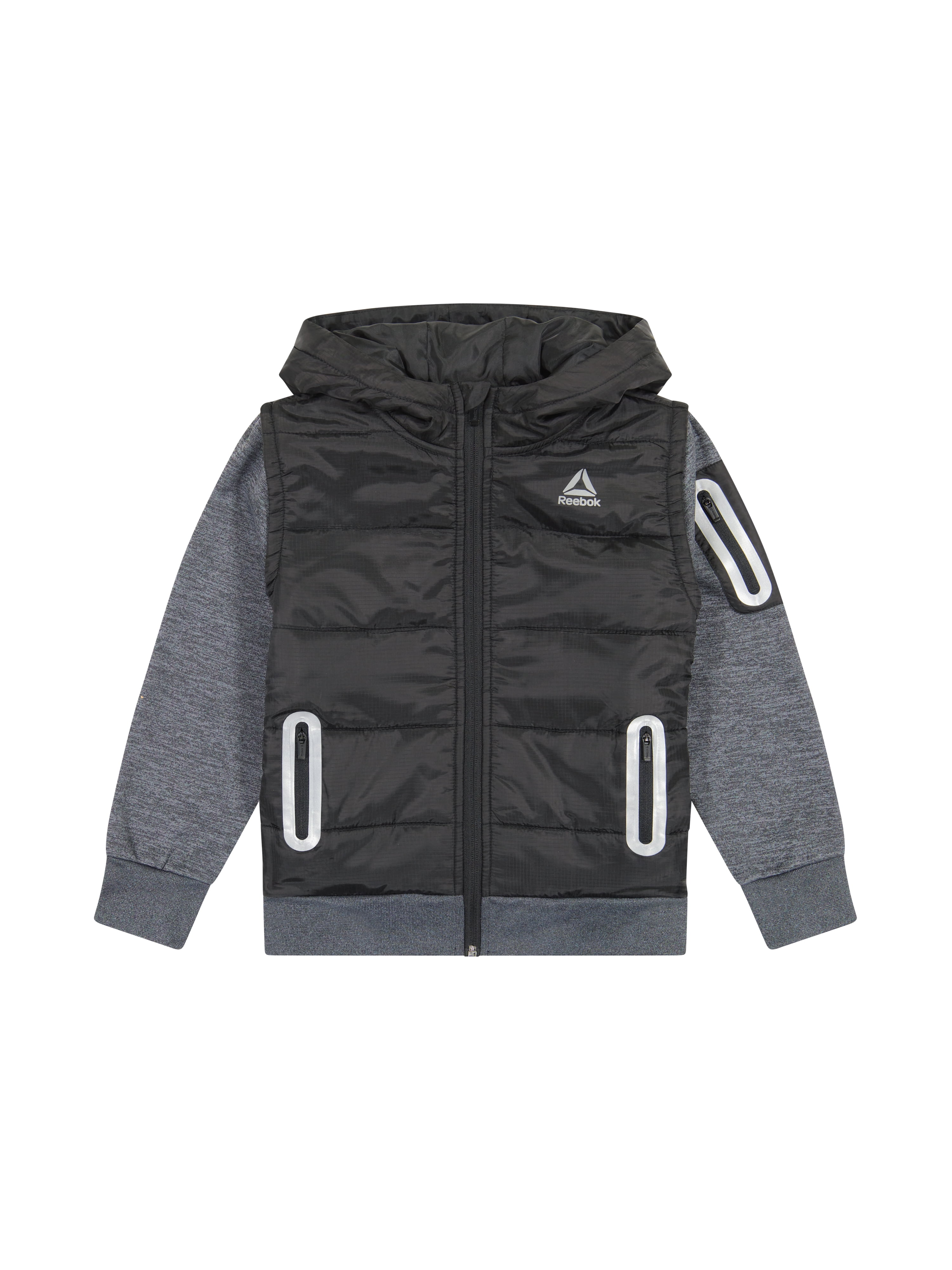 Reebok Boys Active Hooded Jacket, Sizes 4-26 - Walmart.com