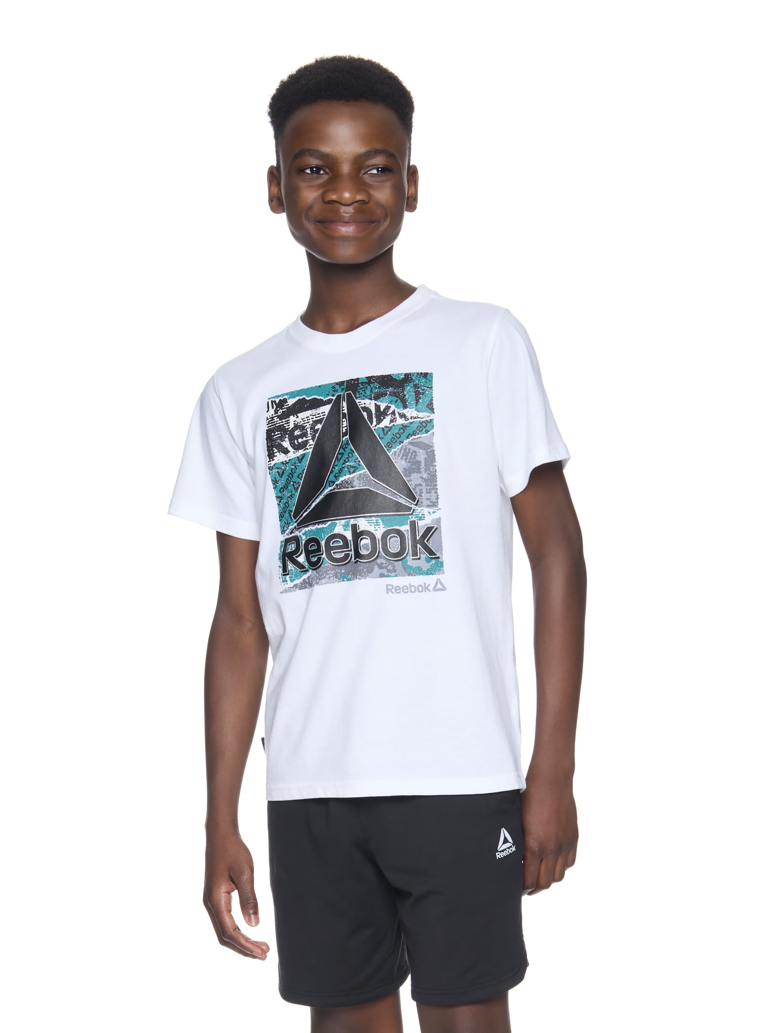 Reebok Boys Graphic Tee - Athletic T-Shirt for Kids - Walmart.com