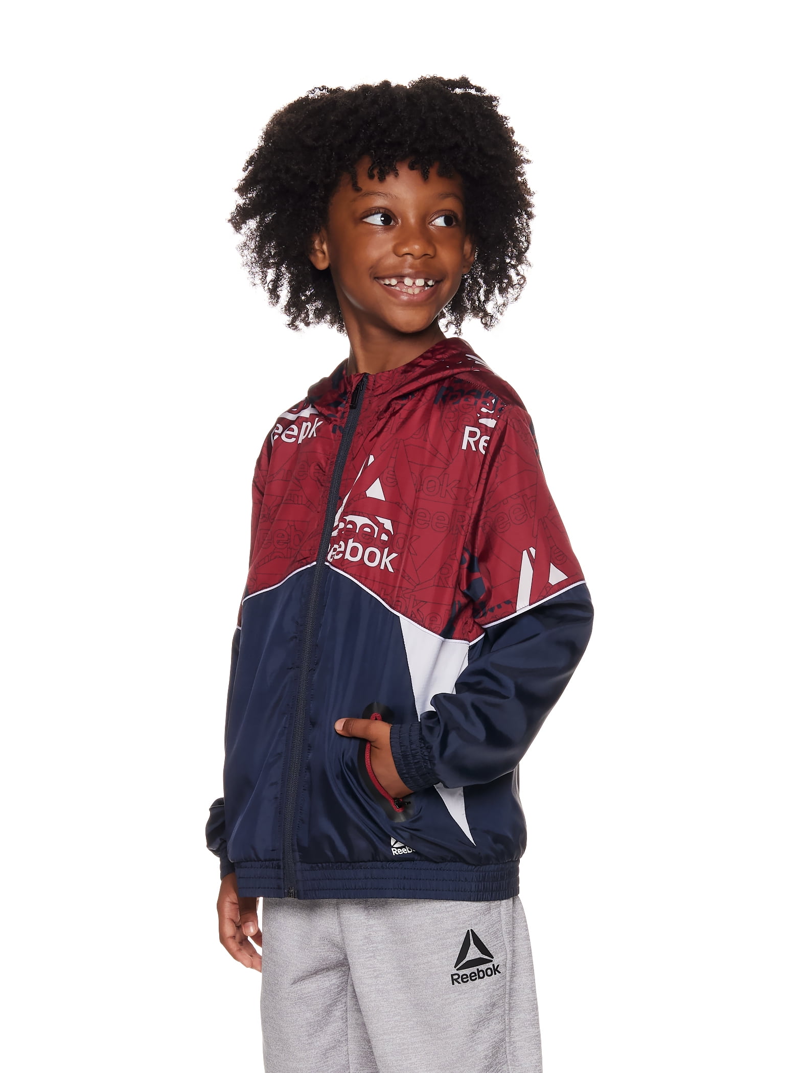 Reebok Boys Guard Jacket with Zip Pockets, Sizes 4-18 - Walmart.com
