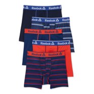 Reebok Men’s Pro Series Performance Trunk Boxer Briefs, 3-Inch, 3-Pack ...