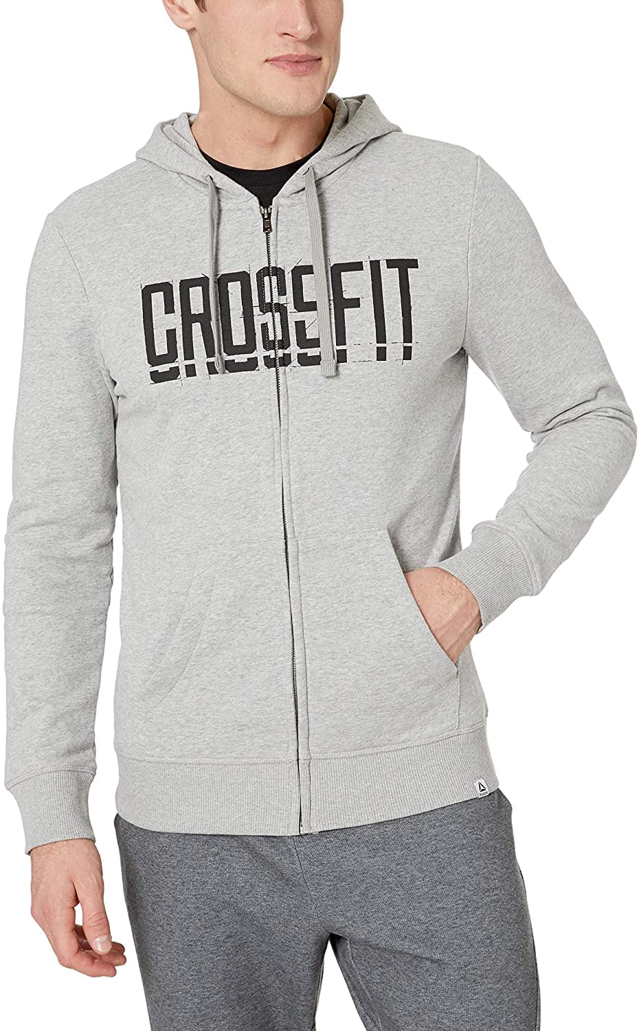 [DP6207] Mens Reebok CrossFit Zip Hoodie - Walmart.com