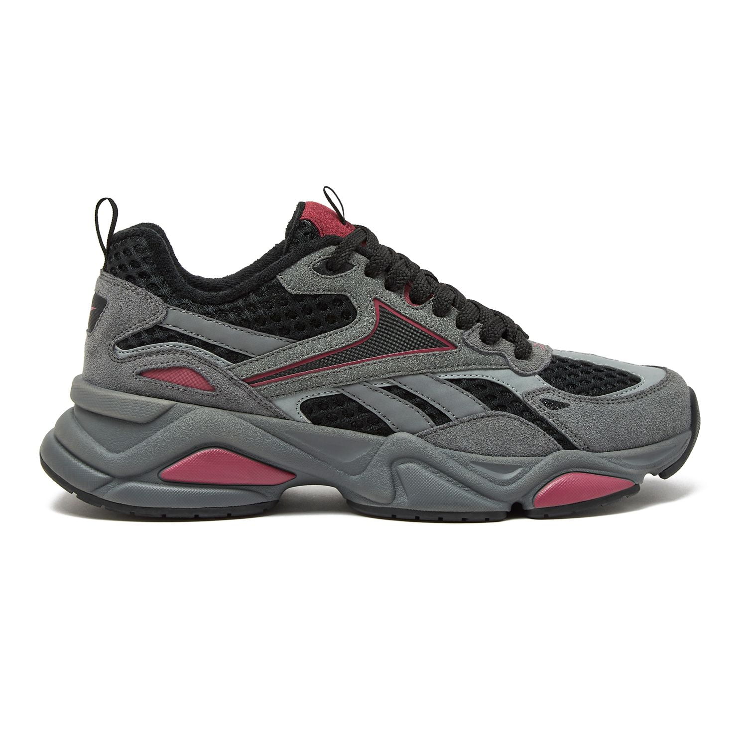 Reebok Charge Men's Tennis Shoes Color: Gray Maroon Black Size: 8.5 ...