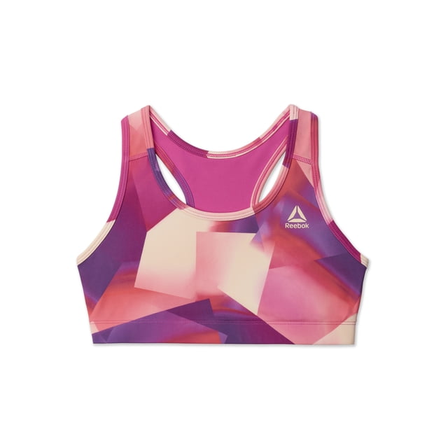 Reebok Girl’s Active Ethereal Ombre Reversible Sports Bra, Sizes 4-18 ...